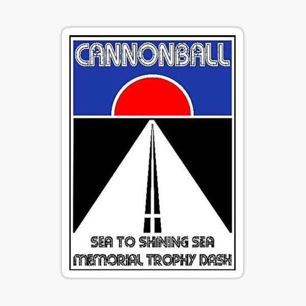 Cannonball Run Stickers | Redbubble
