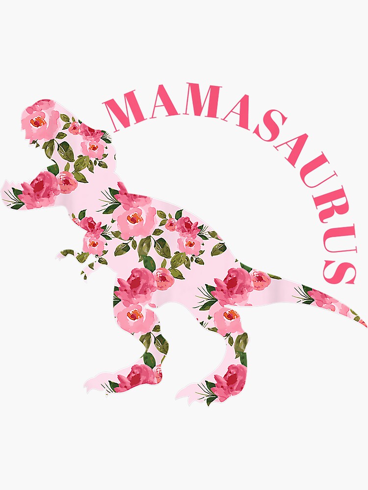 "Mamasaurus" Sticker by SebastianViking | Redbubble