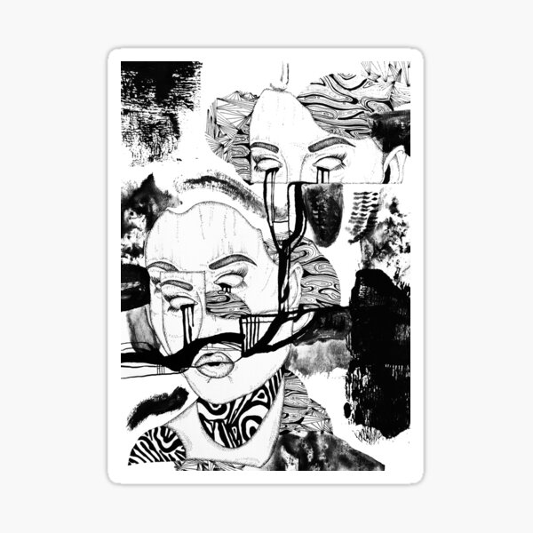 "Celestial 2" Sticker by Hudeaney | Redbubble