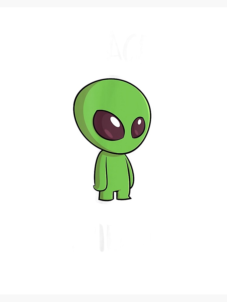 "Funny Retro 90s Japanese Kawaii Alien Space Friend Cartoon " Art Board ...