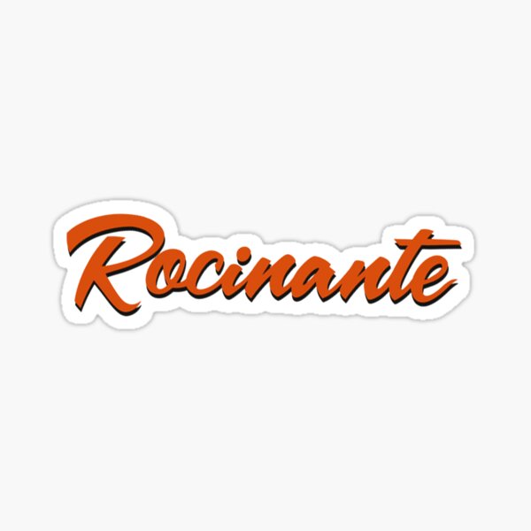 "Roci Pin Up Text Art in Orange Sticker" Sticker for Sale by ecdato ...