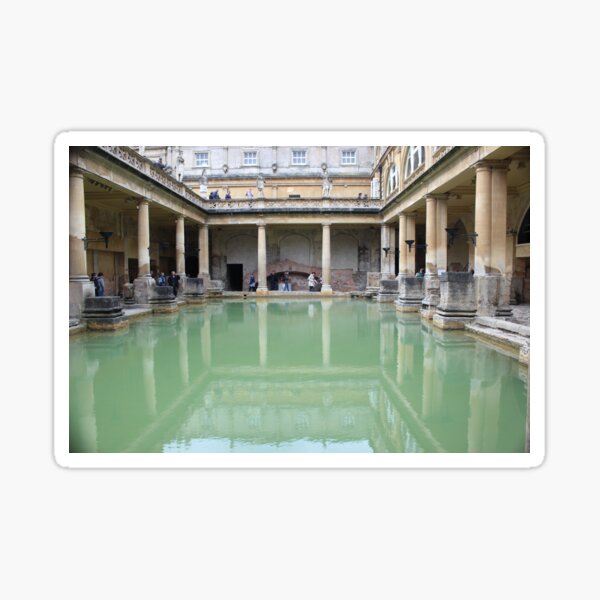 "Roman Bath reflection" Sticker for Sale by beerman70 | Redbubble