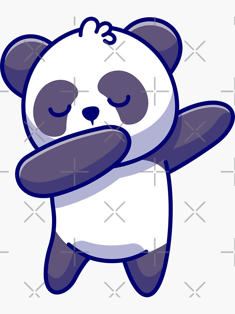"Dab Panda Art Work" Sticker for Sale by RarissimeStore | Redbubble