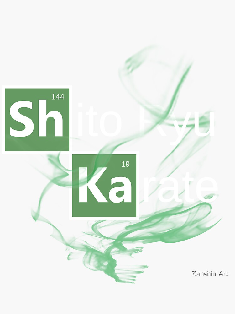 "Shito Ryu Karate Elements - Karate Art - Martial Arts Design" Sticker ...