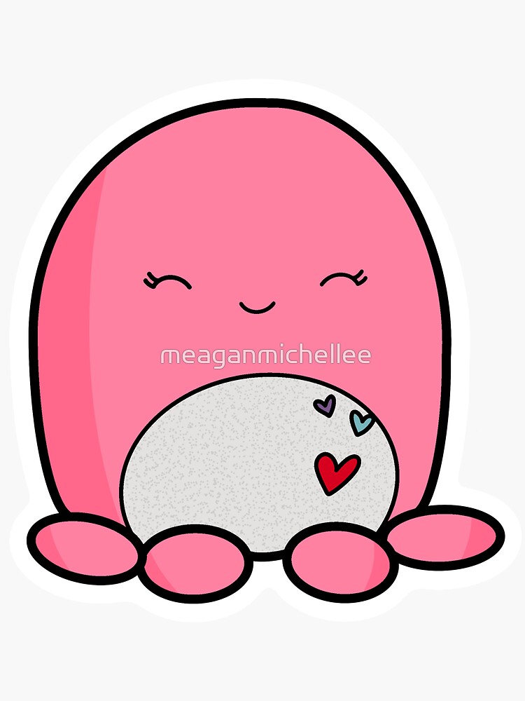 "Abby the Octopus Squishmallow " Sticker for Sale by meaganmichellee ...