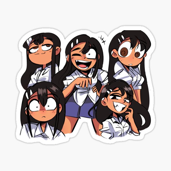 "Nagatoro " Sticker for Sale by Addieez | Redbubble