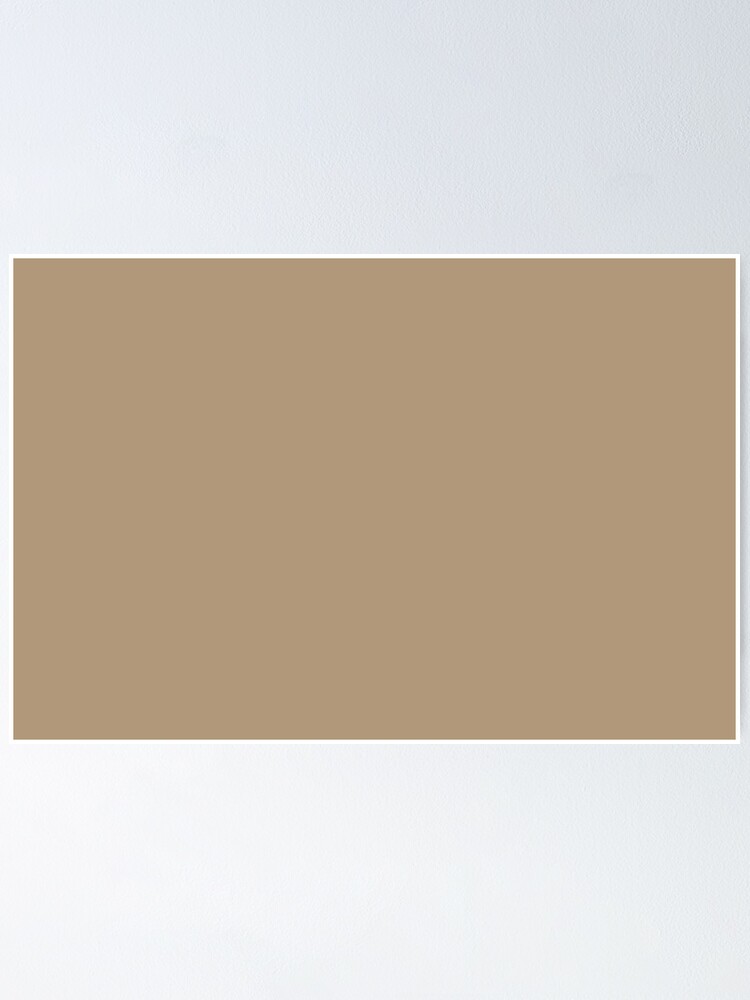 "Almond Neutral Brown Solid Color (Accent Shade / Hue / Colour ...