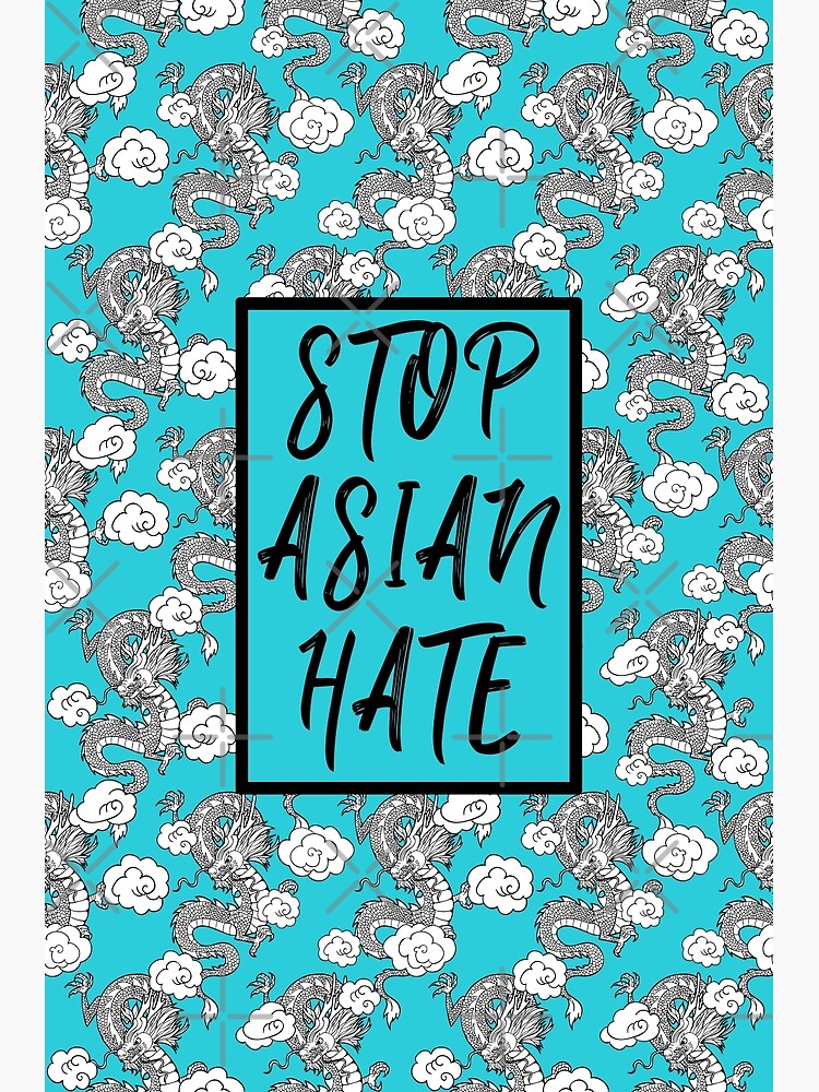 "Stop Asian Hate Cute Dragons" Poster for Sale by Chill360 | Redbubble