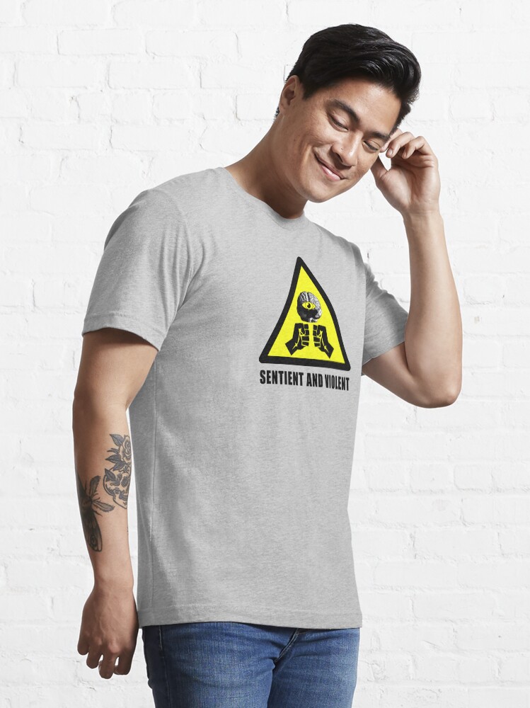 "Sentient and Violent - SCP Sign" T-shirt by Shadow2403 | Redbubble