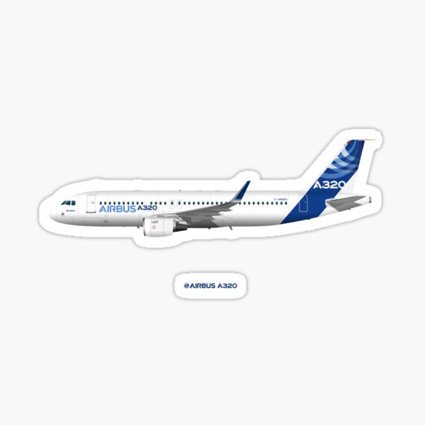 Airbus A320 Stickers | Redbubble