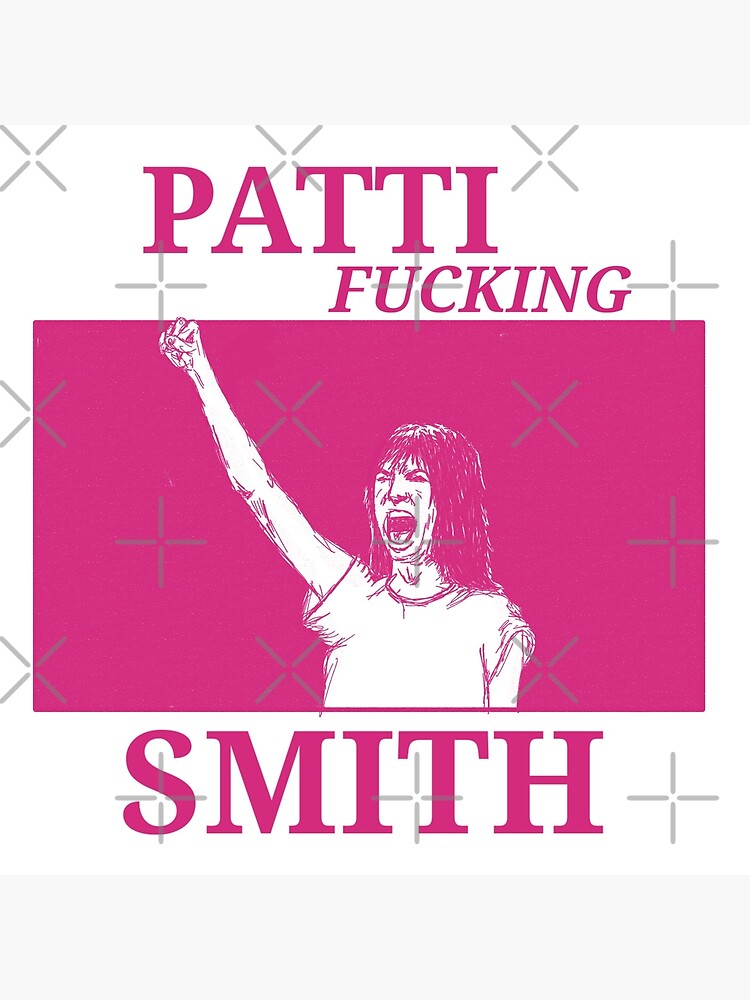 "Patti Smith v3" Poster by rockandrell | Redbubble