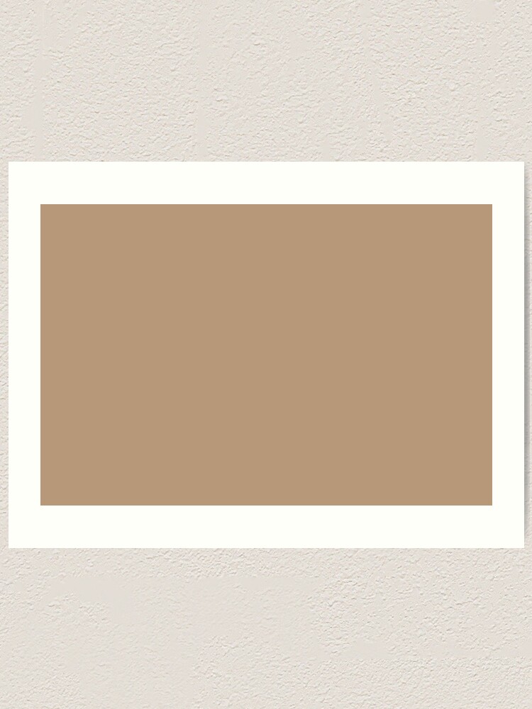 "Classic Light Brown Solid Color (Accent Shade / Hue / Colour ...