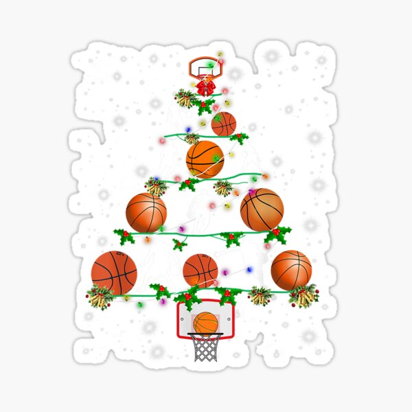 "Basketball Tree" Sticker by OrnamentallyYou | Redbubble