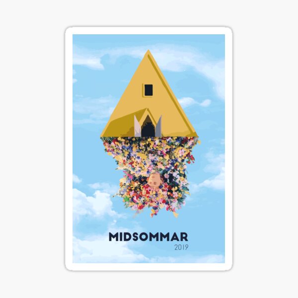 "Reimagined poster of the film 'Midsommar'" Sticker for Sale by Lucarts ...