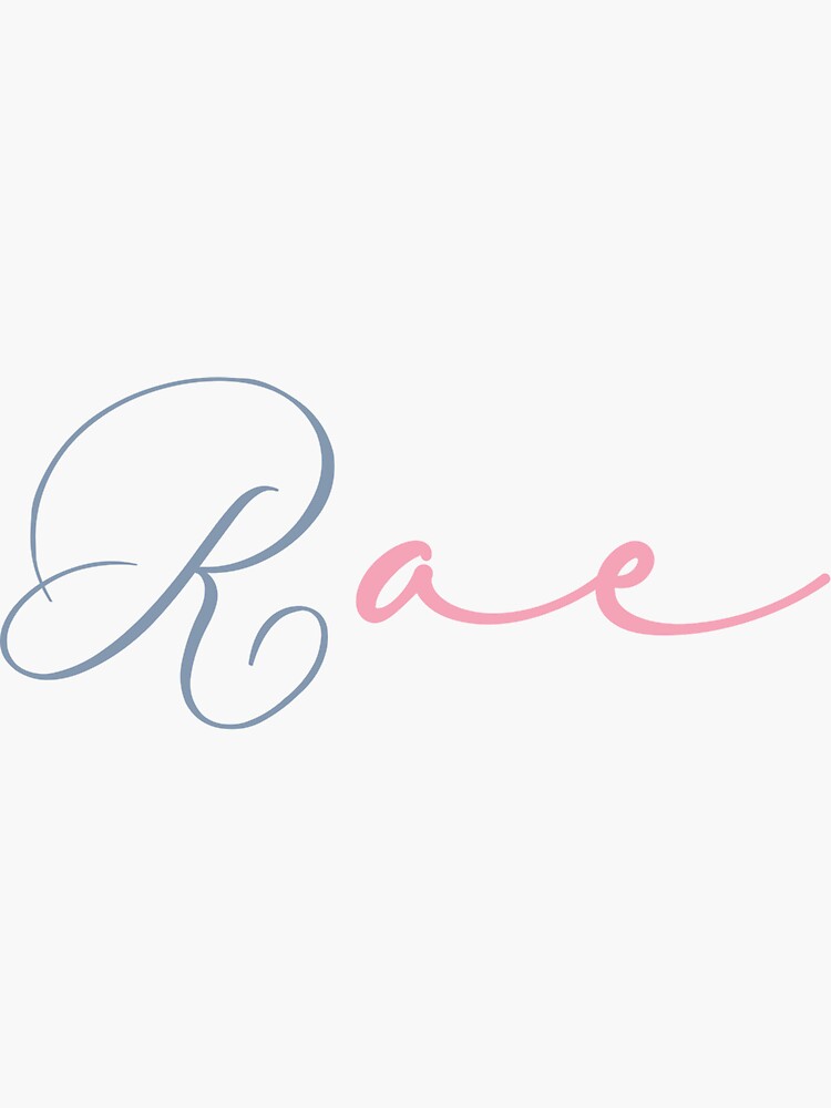 "Rae Logo" Sticker for Sale by Raerean | Redbubble