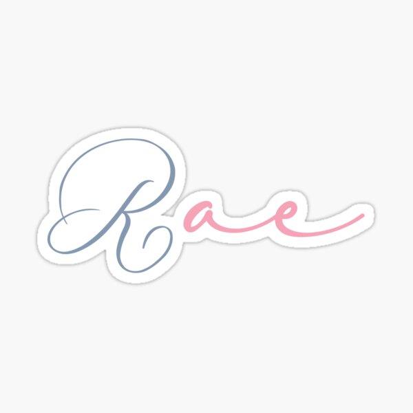 "Rae Logo" Sticker for Sale by Raerean | Redbubble
