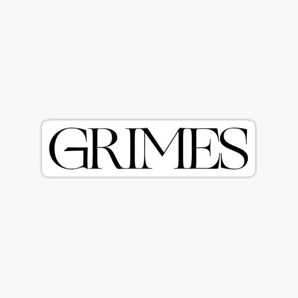 "Grimes - Miss Anthropocene Logo" Sticker for Sale by elvenfairy ...