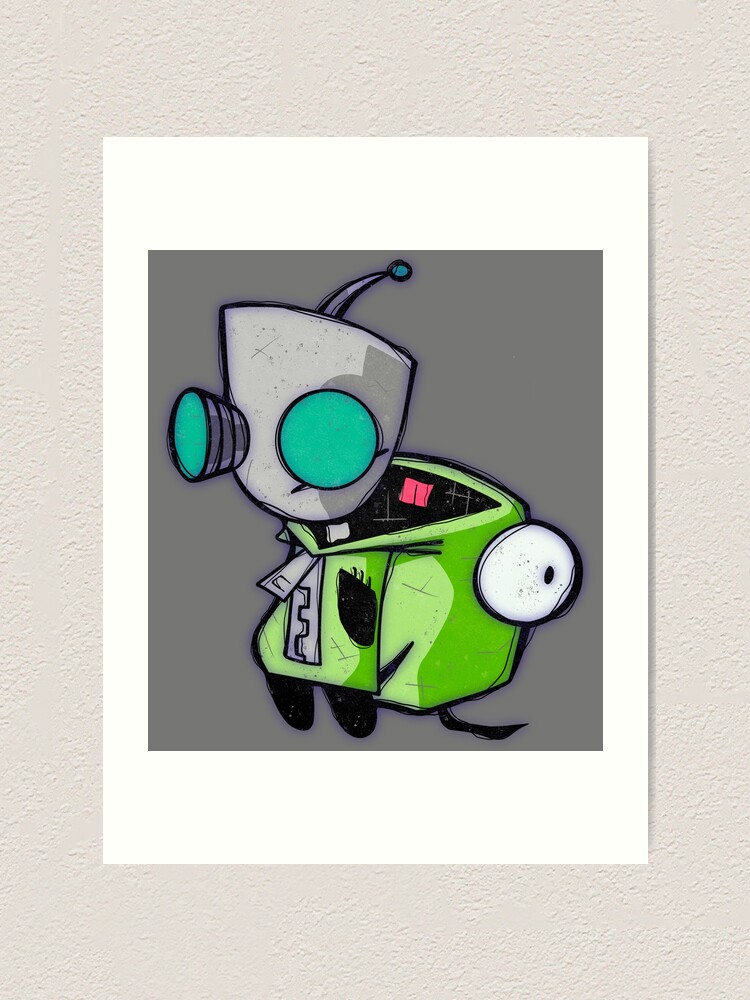 Drawings Of Gir From Invader Zim