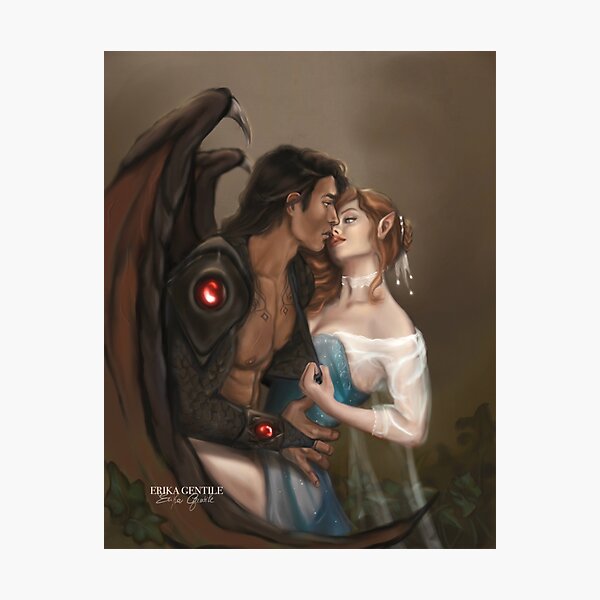 Cassian And Nesta A Court Of Silver Flames Photographic Print For Sale By Erikagentile