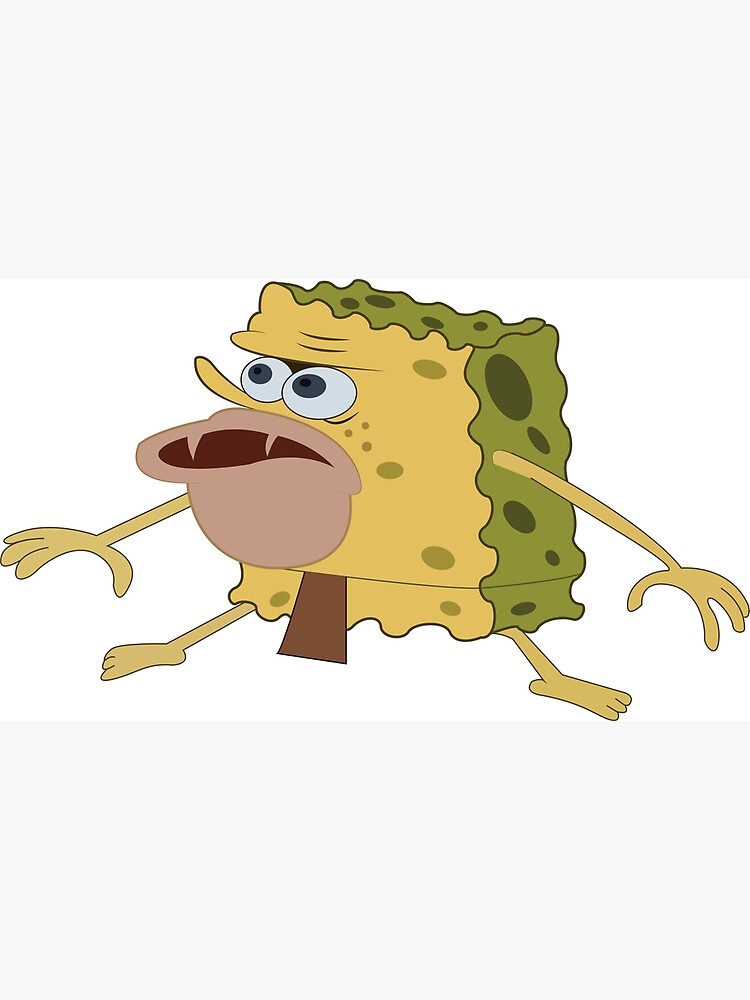 "Caveman Spongebob" Art Print by Joshamawaka | Redbubble