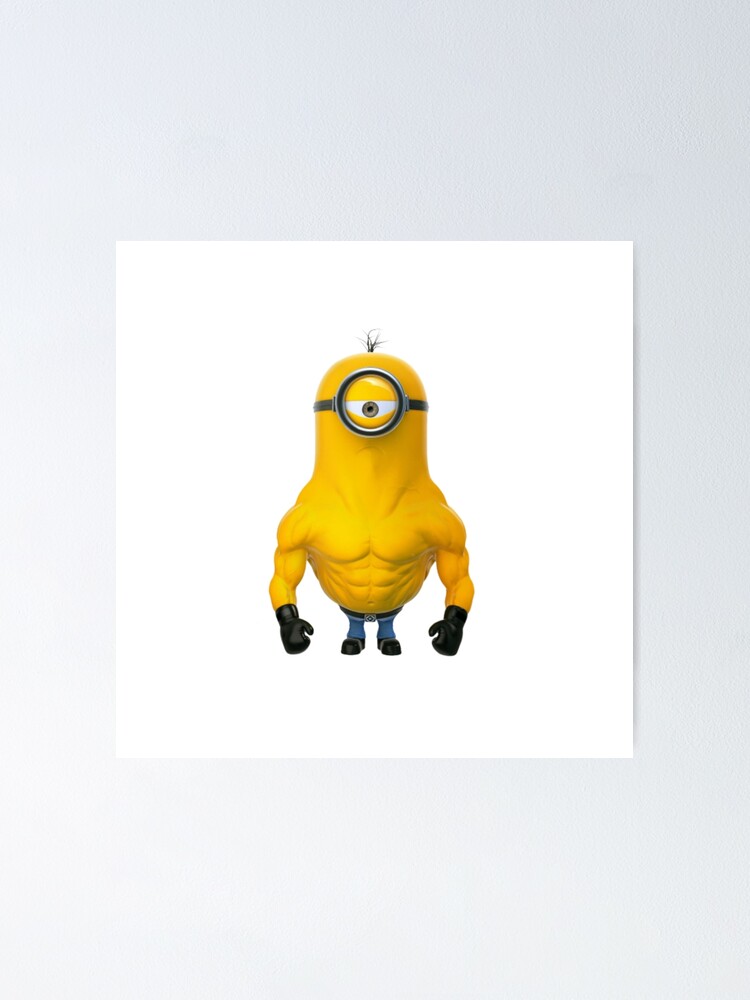 "Yellow ripped minion banana" Poster by hafizullah | Redbubble