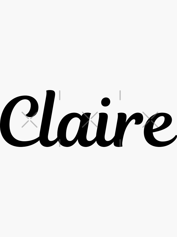 "Claire" Sticker by ShemaSaad | Redbubble