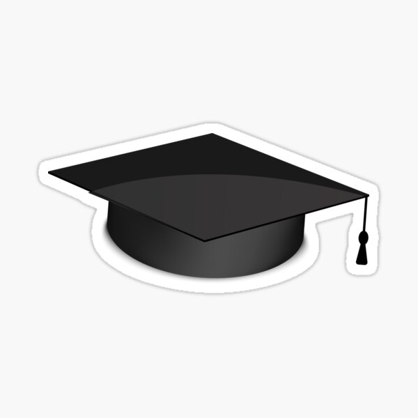 "Graduation Cap" Sticker by franktact | Redbubble