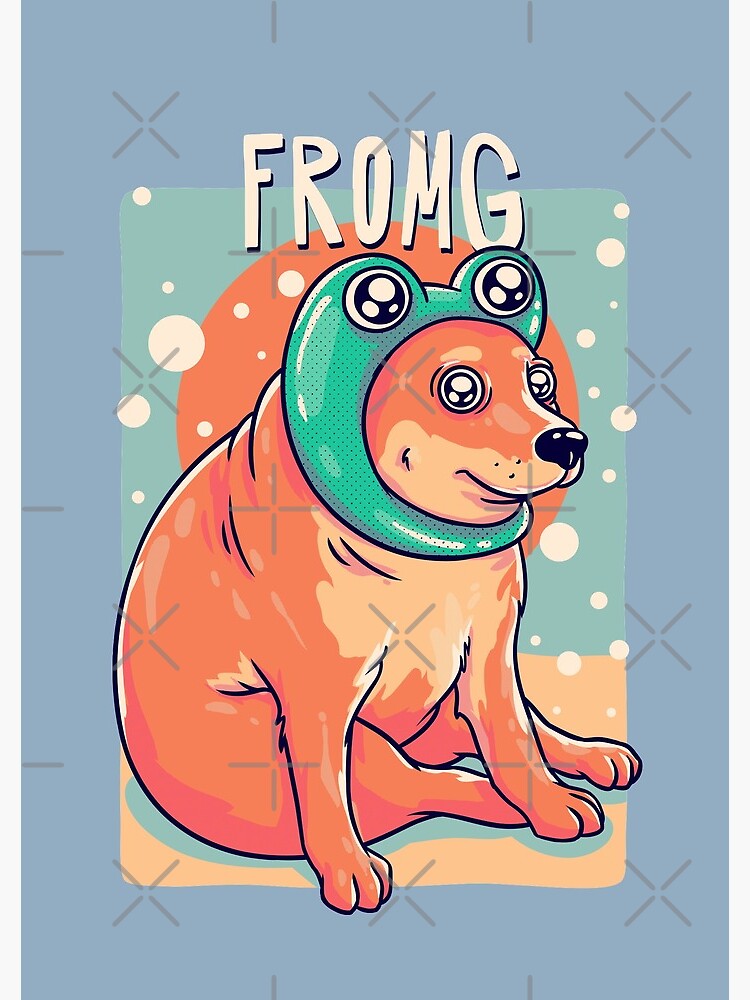 "Fromg Cheems | Yellow | Shibe | Shiba Inu | Baby Cheems | Frog Pepe ...