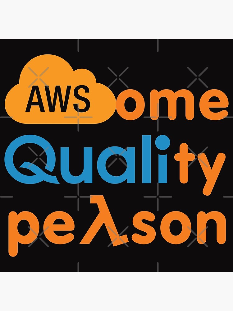 "AWS - amazon web services" Poster for Sale by Minnorita | Redbubble