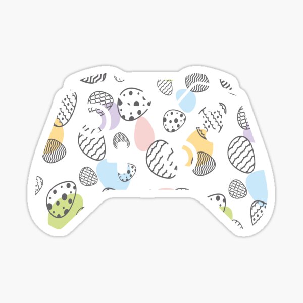 "Video Game Easter Bunny Gaming Controller Gamer Boys Girls" Sticker by ...