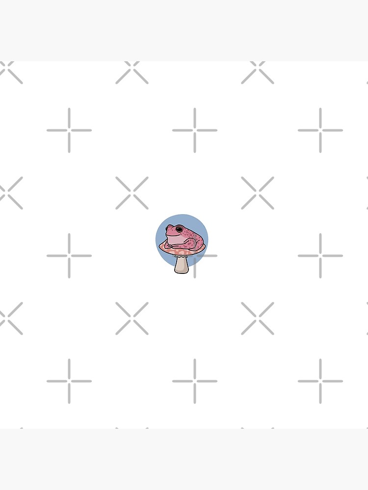 "Pink Toadstool Frog" Art Board Print for Sale by melouker | Redbubble