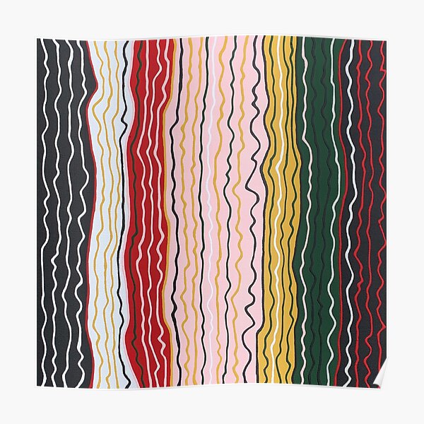 "Modern Squiggles 2" Poster by rkvanhookART | Redbubble