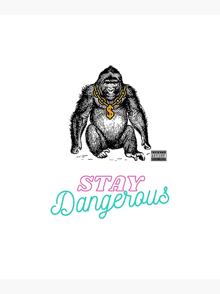 "Stay Dangerous" Poster for Sale by mathewerain | Redbubble