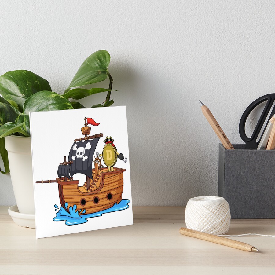 "Doge Pirate Ship" Art Board Print for Sale by Jameza007 | Redbubble