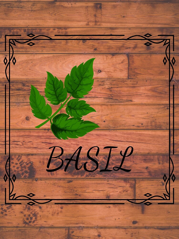 "Basil Sticker" Sticker by 4taylordesignz | Redbubble