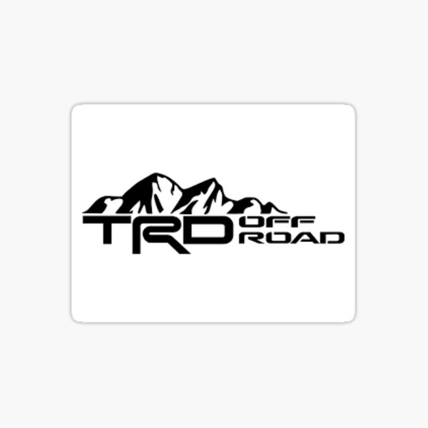 "TRD Window Sticker" Sticker for Sale by michaelyoung81 | Redbubble
