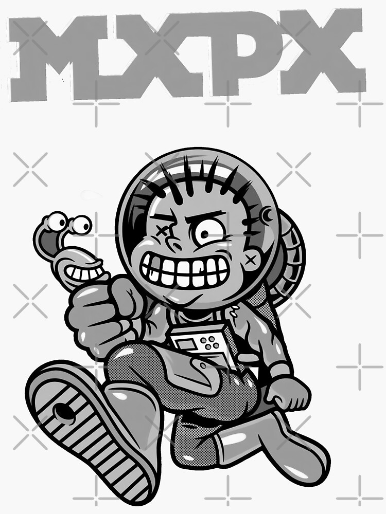 "mxpx" Sticker for Sale by robertischer | Redbubble