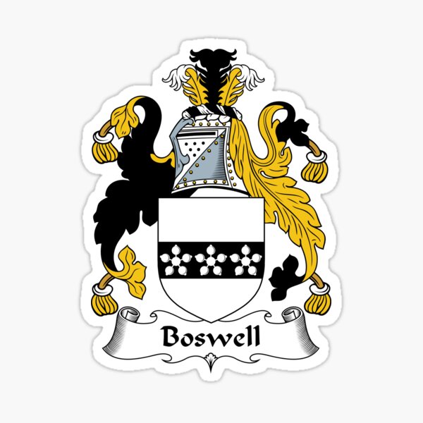 "Boswell Coat of Arms / Boswell Family Crest" Sticker for Sale by ...