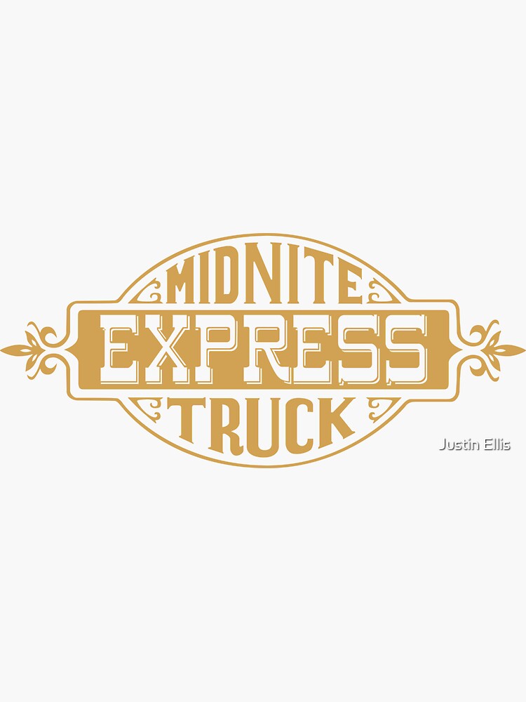 "Midnight Express Badge" Sticker for Sale by jepegdesign | Redbubble
