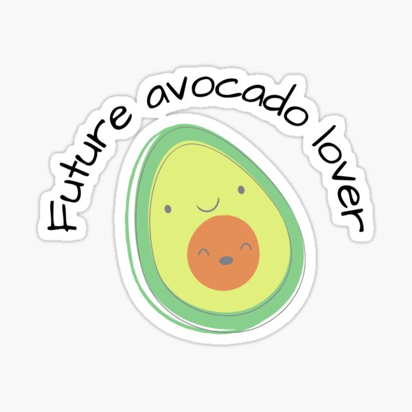 "Future Avocado Lover Meme" Sticker for Sale by ZuLa-Store | Redbubble