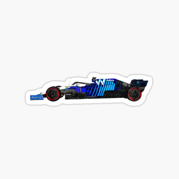 "Nicholas Latifi F1 2021 Williams Car Art" Sticker by d25bev | Redbubble
