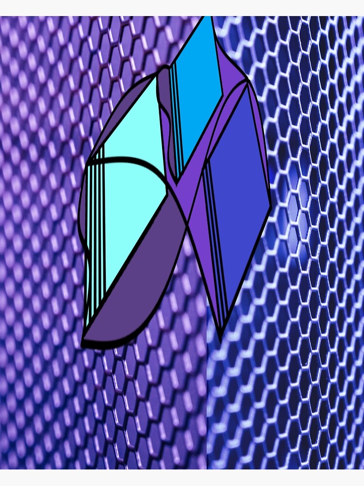 "distorted border dimensions " Poster for Sale by Trickster06 | Redbubble