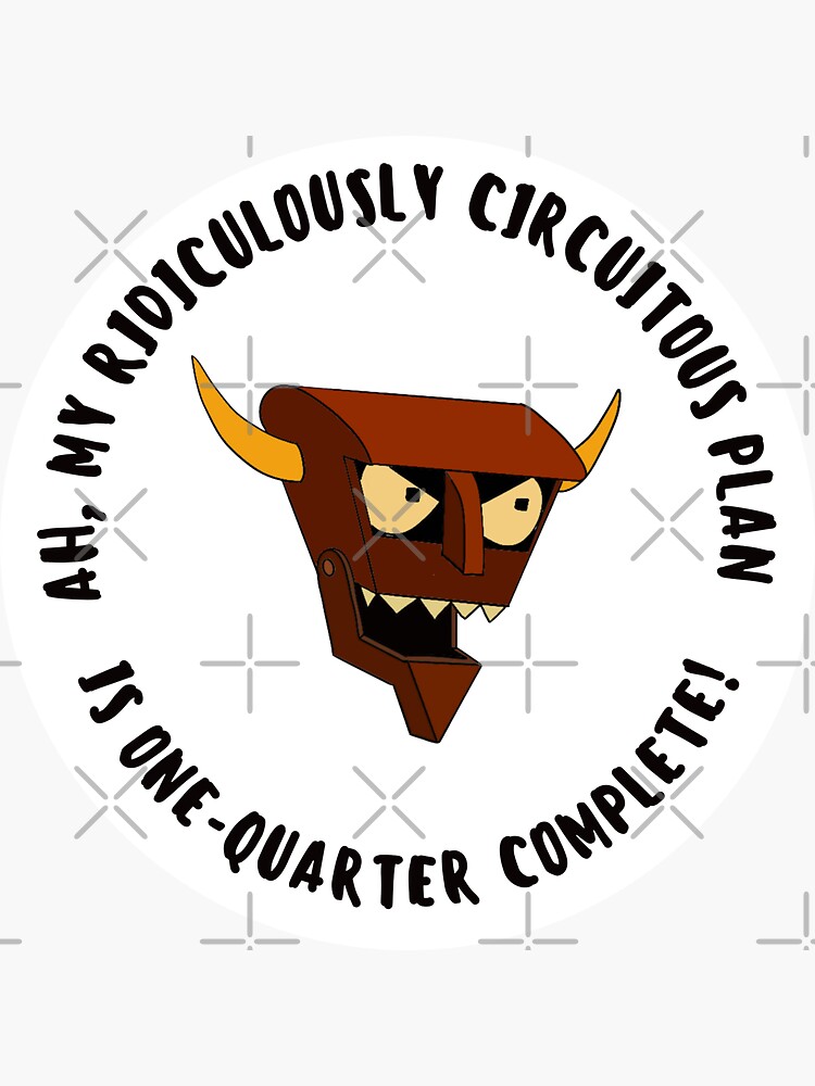 "Beelzebot, The Robot Devil Quote 2" Sticker for Sale by SpaceDat120 ...