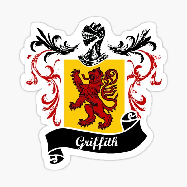 "Griffith Coat of Arms" Sticker for Sale by ljrigby | Redbubble