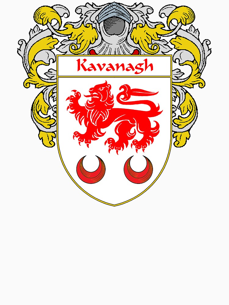 "Kavanagh Coat of Arms/Family Crest" T-shirt for Sale by IrishArms ...