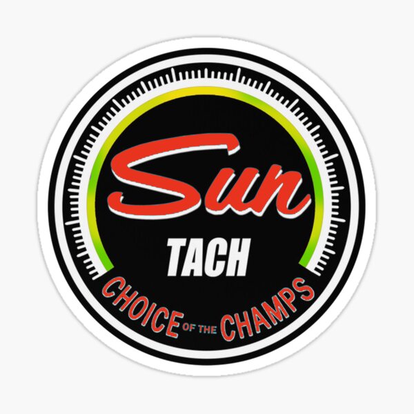 "Sun Tachometer" Sticker for Sale by Retrorockit | Redbubble