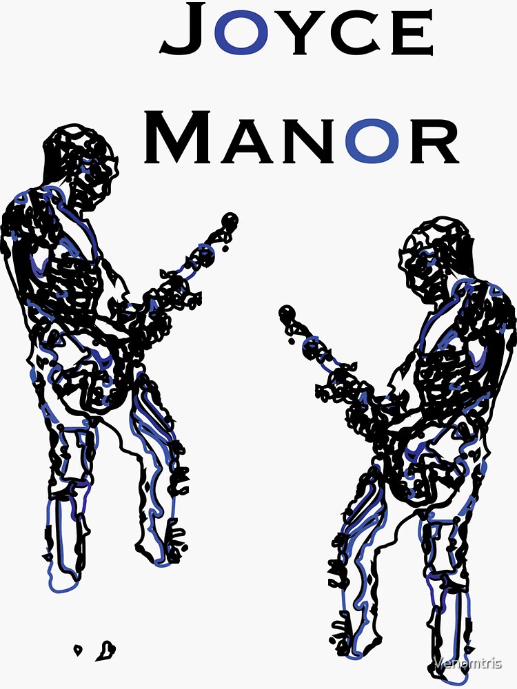 "Joyce Manor" Sticker by Venomtris | Redbubble