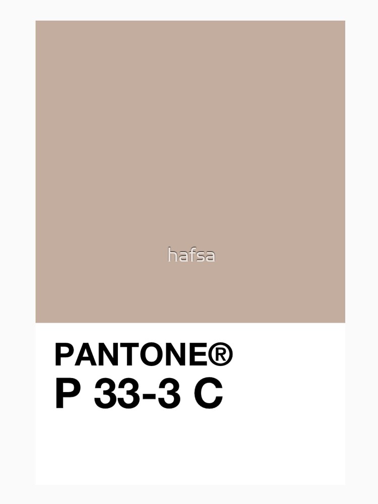 "PANTONE P 33-3 C" T-shirt by hafsa | Redbubble