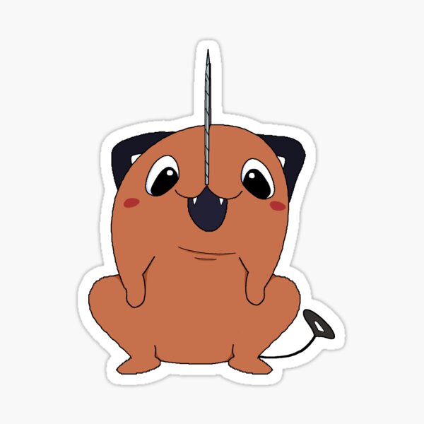 "Chainsaw Man Pochita" Sticker for Sale by Alextchi | Redbubble