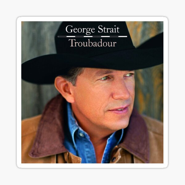 George Strait Singer Logo Stickers | Redbubble
